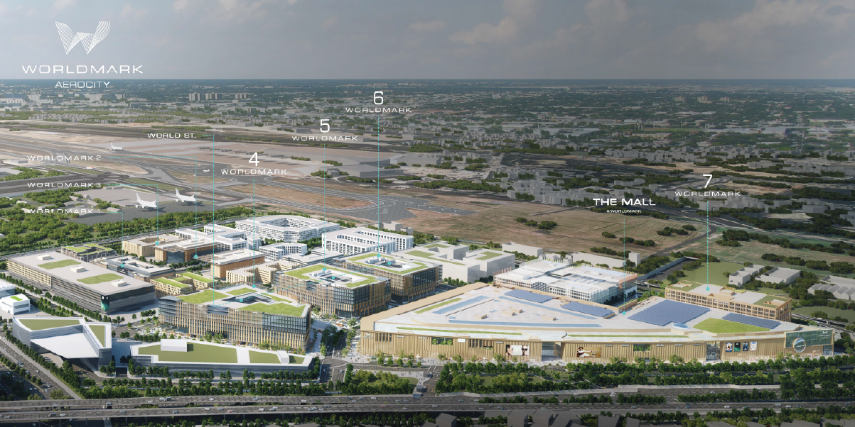 Commercial space for rent/lease in Aerocity at Worldmark-Bharti Real Estate