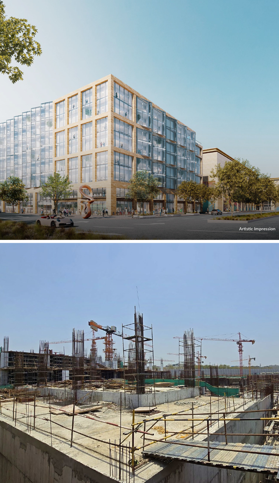 Worldmark 2.0: LEED Platinum Office and retail spaces for lease in Delhi